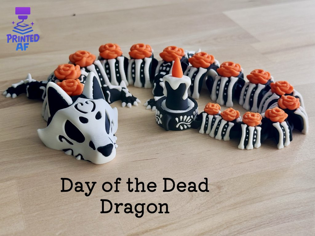 Day of the Dead Dragon – PrintedAF