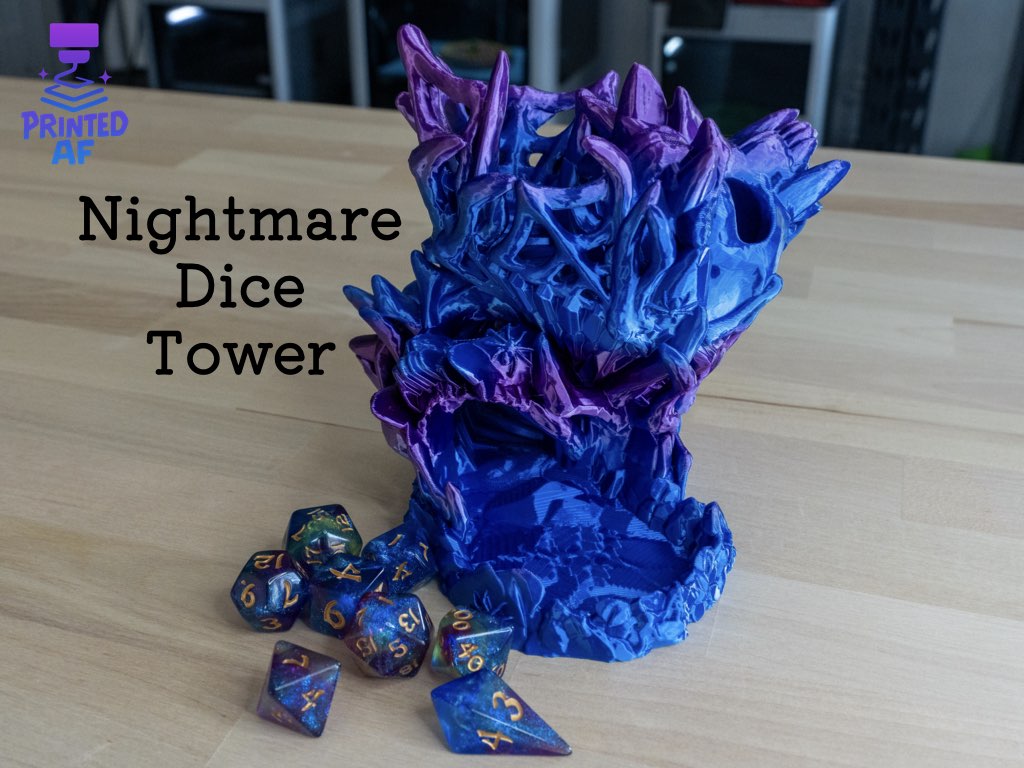 Nightmare Dice Tower – PrintedAF