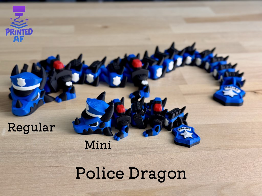 Police Dragon – PrintedAF