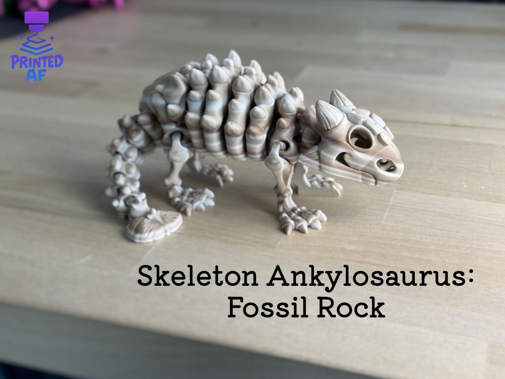 Skeleton Ankylosaurus – PrintedAF