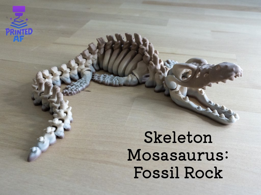Skeleton Mosasaurus – PrintedAF