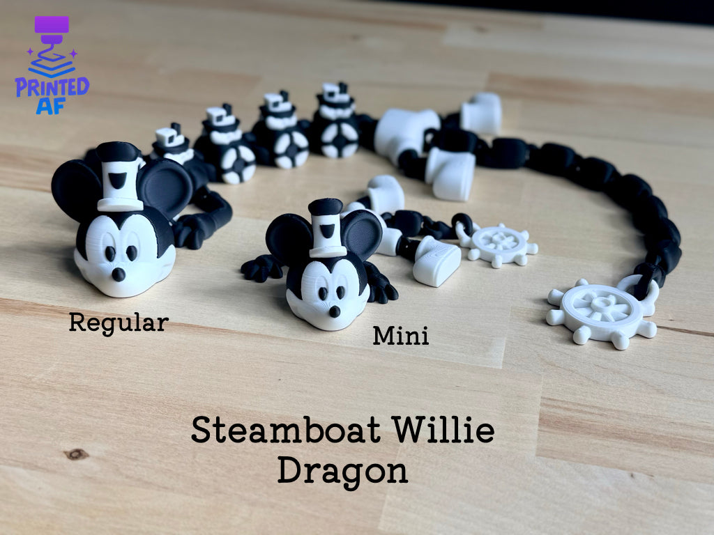 Steamboat Willie Dragon – PrintedAF