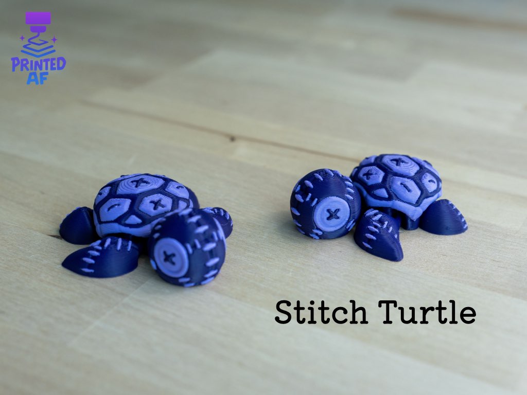 Stitch Turtle – PrintedAF
